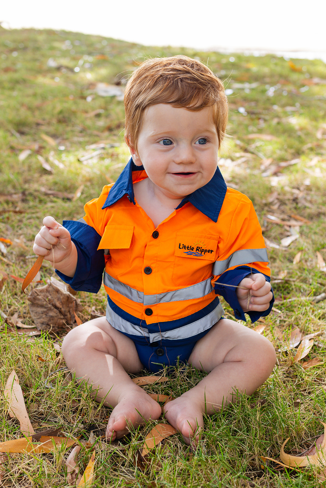 High Vis Button Up Onesie – Little Ripper Apparel