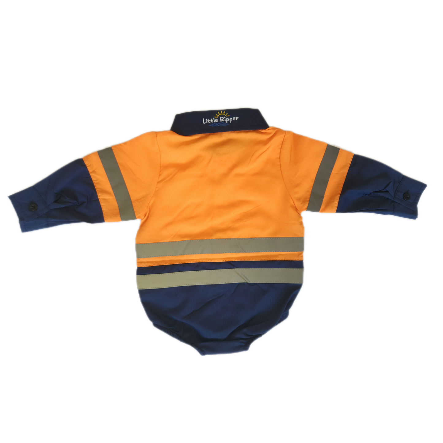 Orange High Vis Button Up Onesie – Little Ripper Apparel