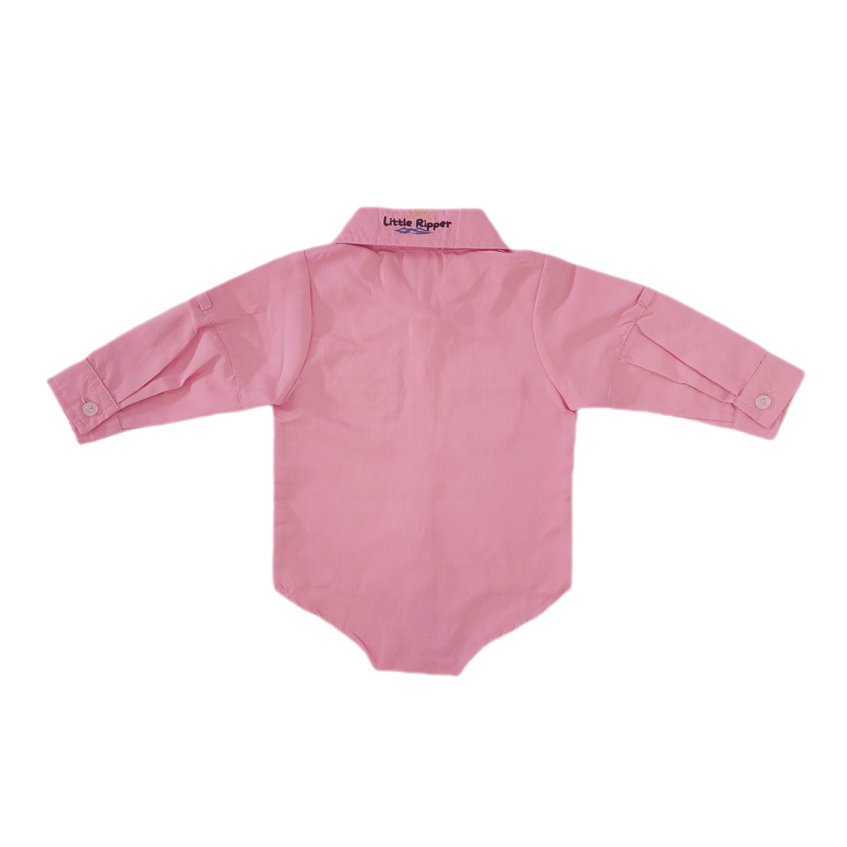Pink Outdoor Button Up Onesie – Little Ripper Apparel